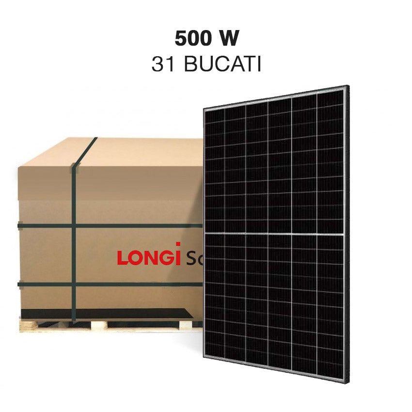 Palet panouri fotovoltaice LONGi Solar 500 W monocristaline LR5-66HIH-