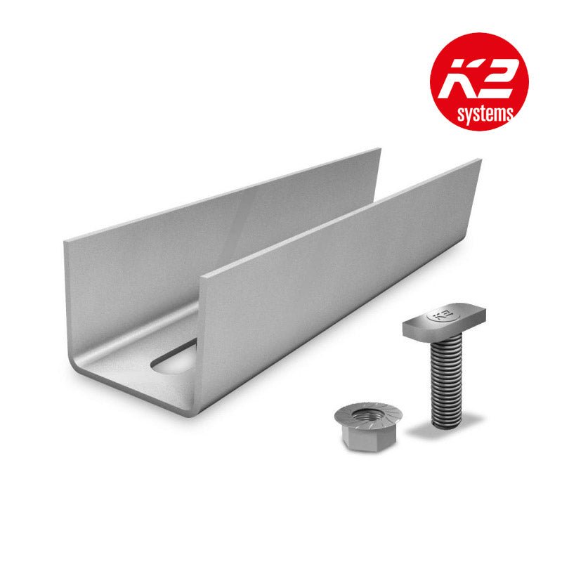 SolidRail UL+L RailConnector SET - 1004107 - K2 Systems